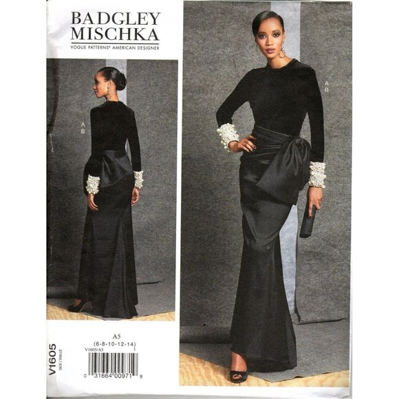 Simplicity | Office | Vogue V65 Misses 6 To 14 Designer Badgley Mischka ...